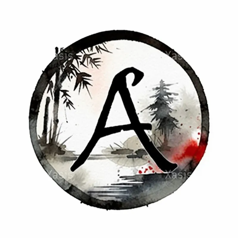 Chinese Letter Style Logos Midjourney Prompt | PromptBase