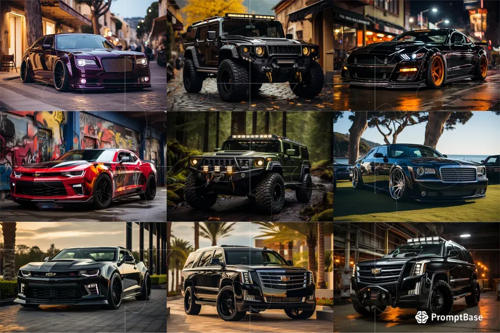 Wallpapers Of Cars In Tuning Dub Style Midjourney Prompt | PromptBase