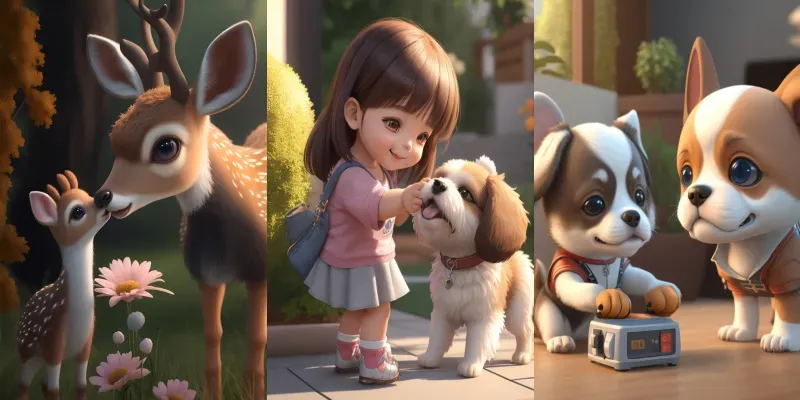 Stunning Chibi Style 3D Artworks Leonardo Ai Prompt | PromptBase