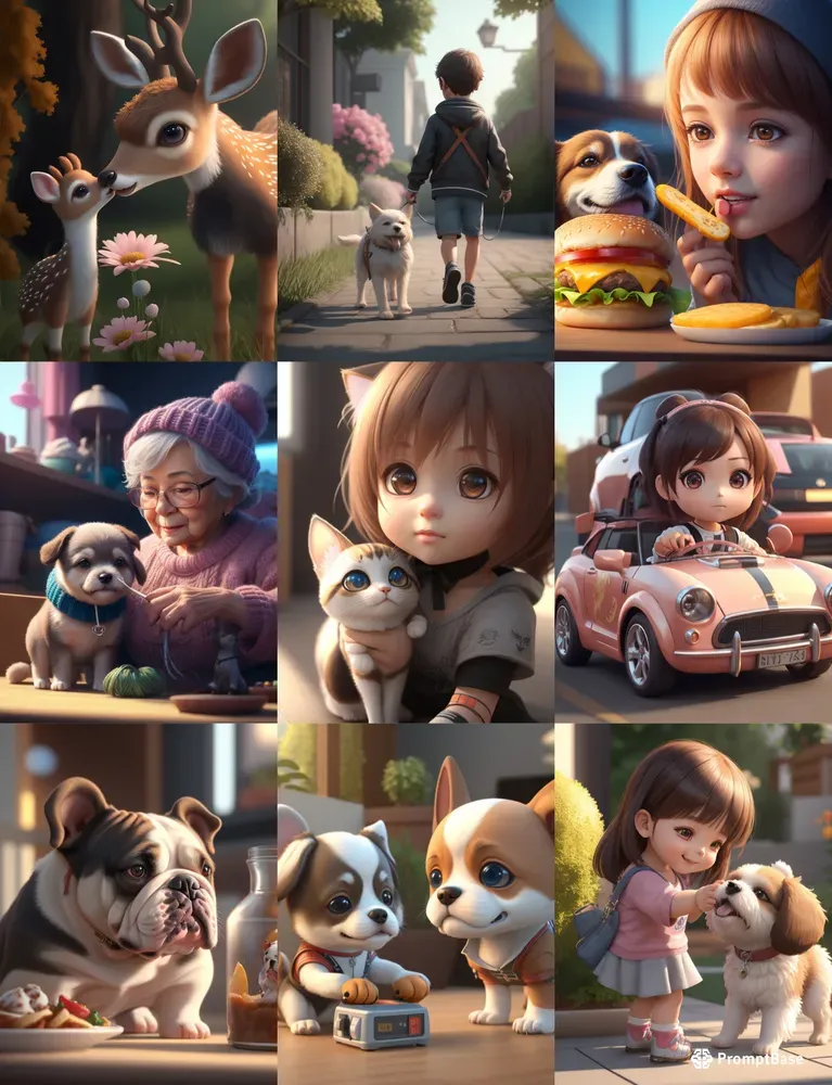 Stunning Chibi Style 3D Artworks Leonardo Ai Prompt | PromptBase