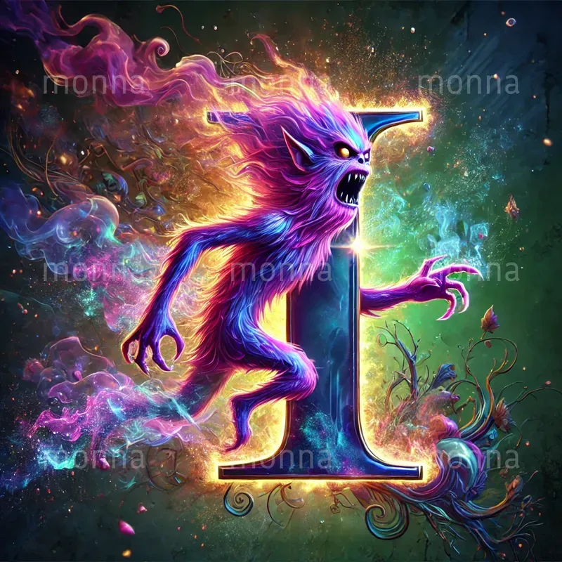 Enchanted Alphabet Fairytale Monster Les DALL·E Prompt | PromptBase