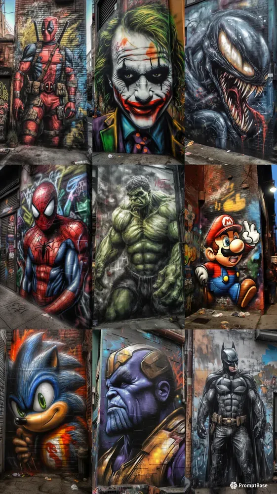 Professional Graffiti Midjourney Prompt | PromptBase