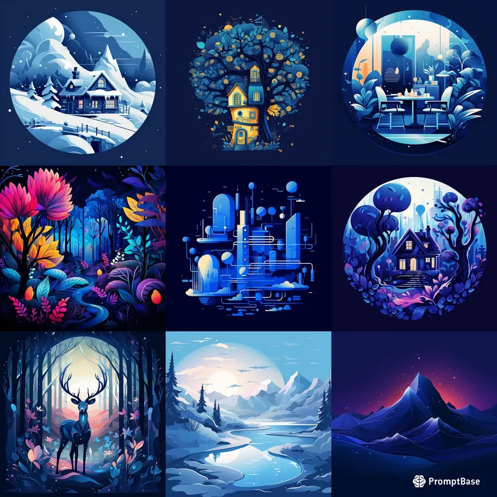 Playful Visual Illustrations Midjourney Prompt | PromptBase