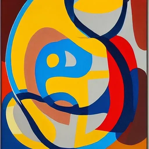 Colorful Abstract Painting Prompt | PromptBase