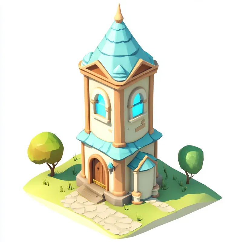 Low Poly Game Asset Studio Midjourney Prompt | PromptBase