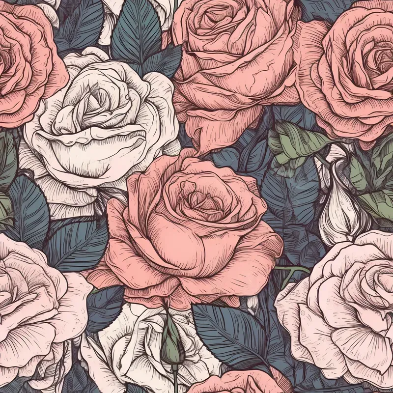 Chic Floral Patterns Midjourney Prompt | PromptBase