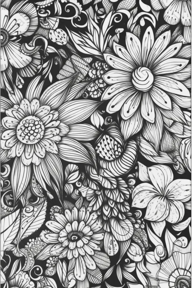 Prompts To Coloring Pages Midjourney Prompt | PromptBase