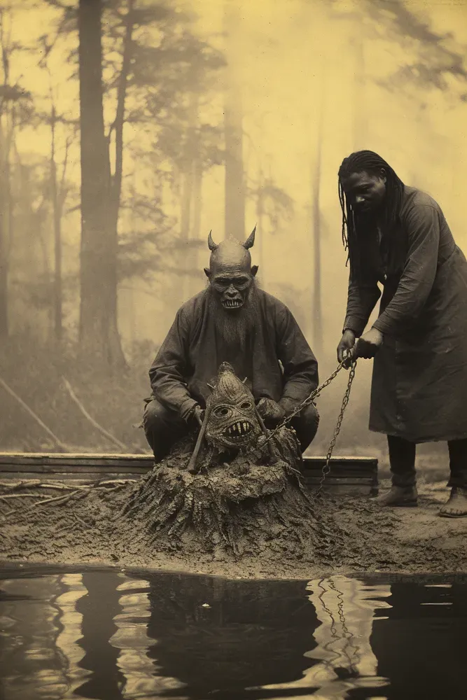 Cursed Old Photos Midjourney Prompt | PromptBase