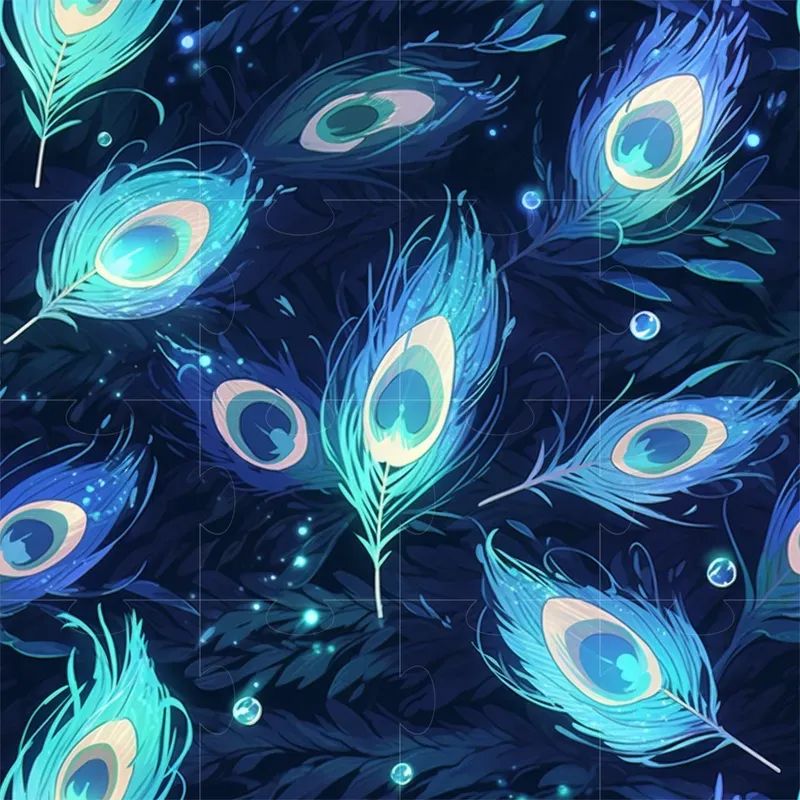 Glowing Anime Patterns Midjourney Prompt | PromptBase