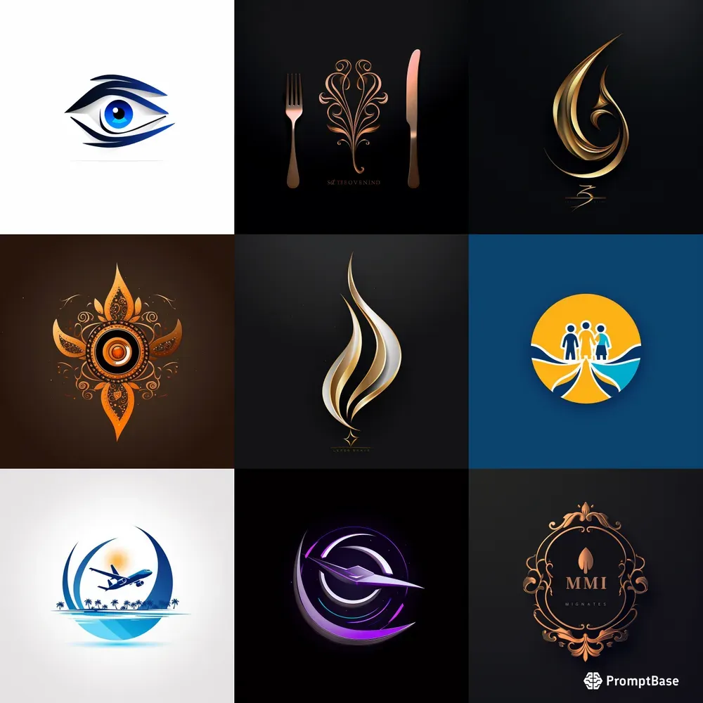 Distinctive And Modern Logos Midjourney Prompt | PromptBase