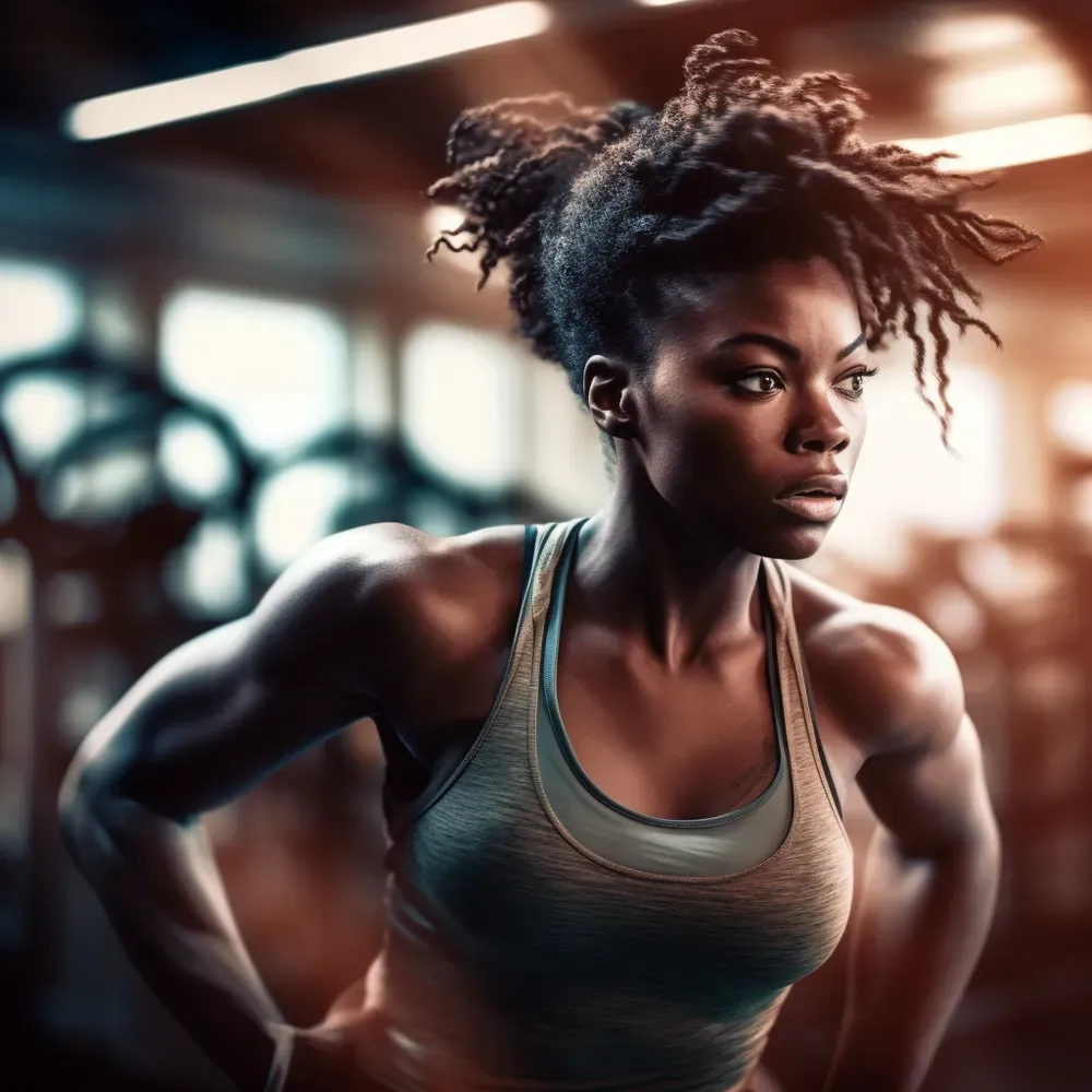 Hyperrealistic Workout Photographs Midjourney Prompt | PromptBase