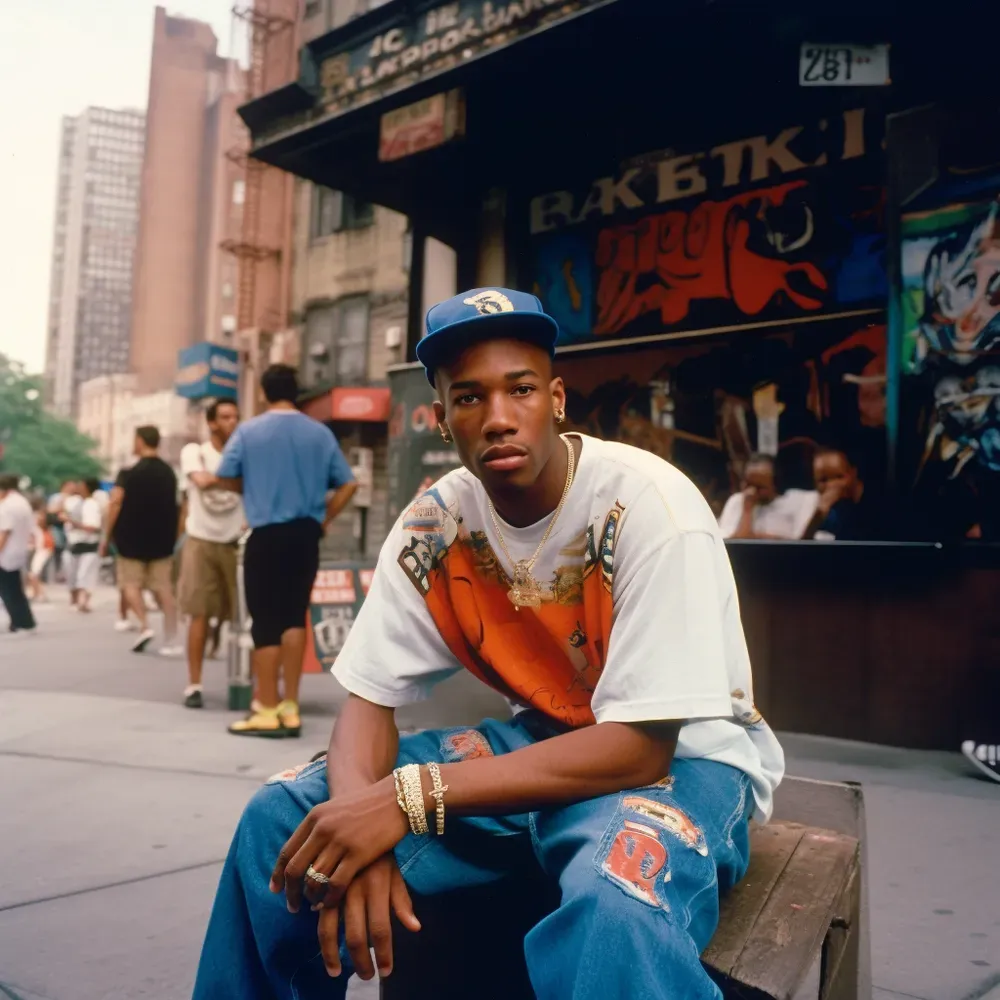1990s Hip Hop Culture Photography Midjourney Prompt | PromptBase