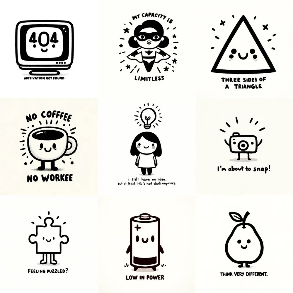 Cute Doodles With Your Text DALL·E Prompt | PromptBase