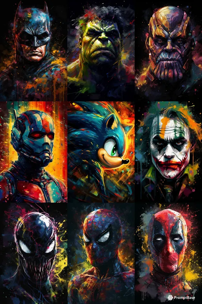 Abstract Avatars Midjourney Prompt | PromptBase