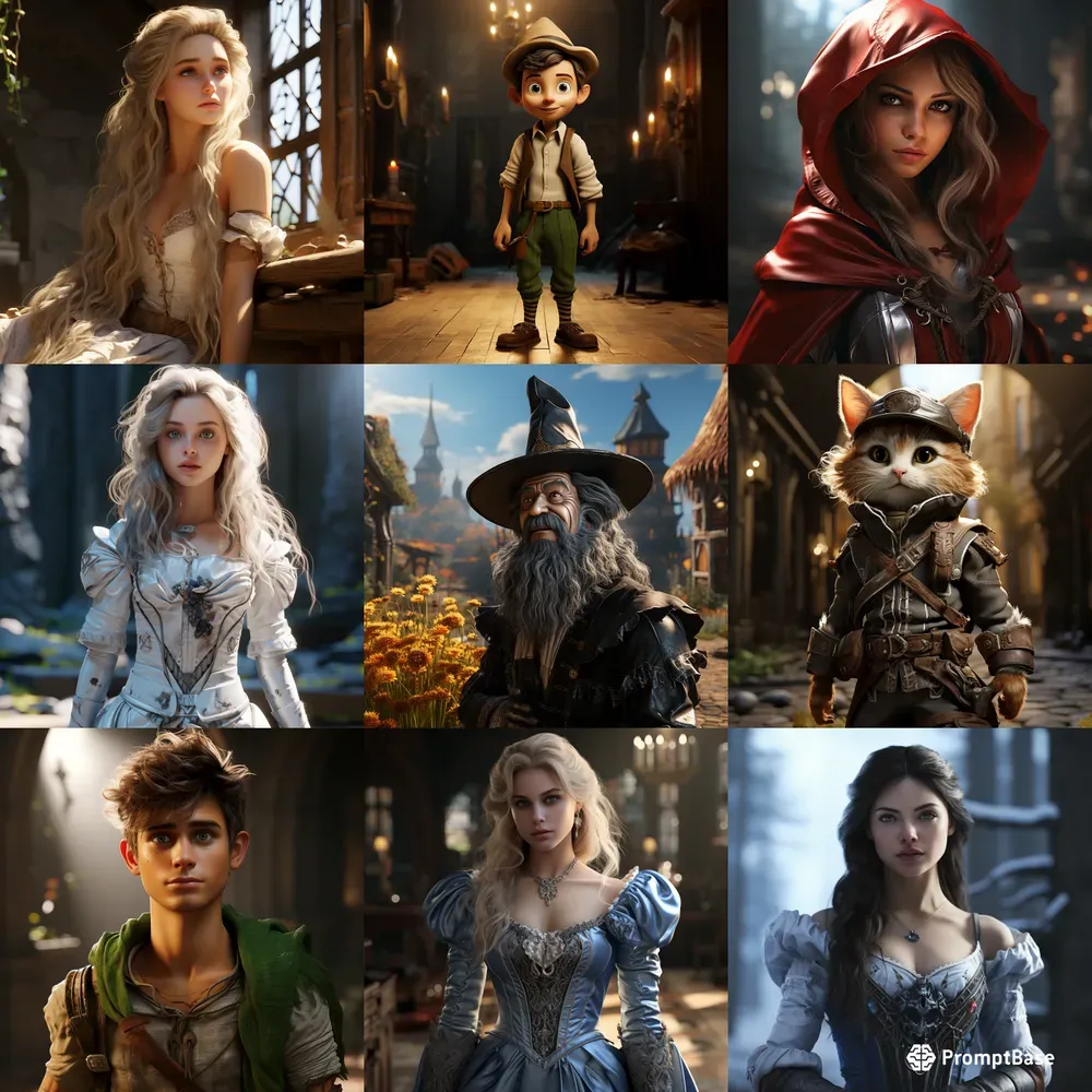 Unreal Engine 5s Characters Midjourney Prompt | PromptBase