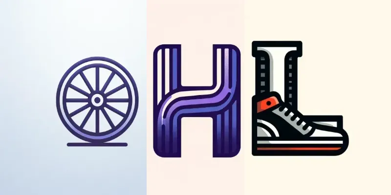 Clean Vector Simple Lettertype Logos DALL·E Prompt | PromptBase