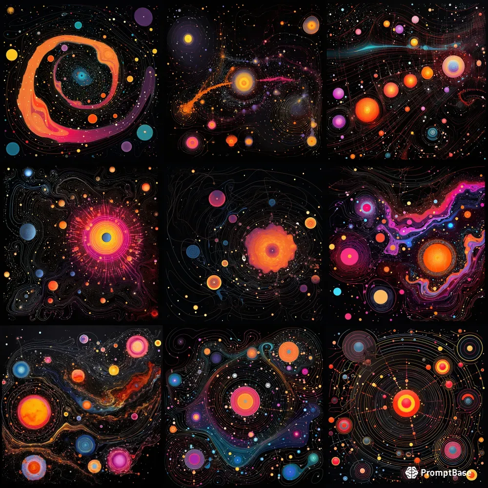 Generative Galaxy Maps Midjourney Prompt | PromptBase