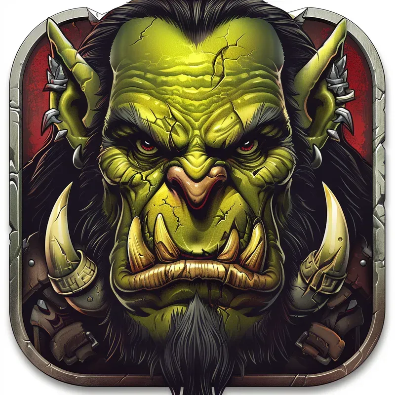 World Of Warcraft Character Logos Midjourney Prompt | PromptBase