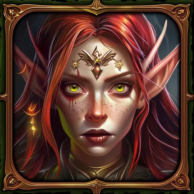 World Of Warcraft Character Logos Midjourney Prompt | PromptBase