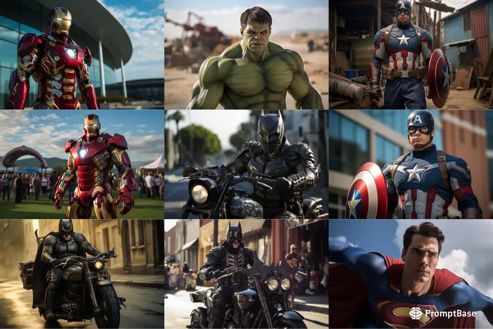 Super Heroes Super Realistics Midjourney Prompt | PromptBase