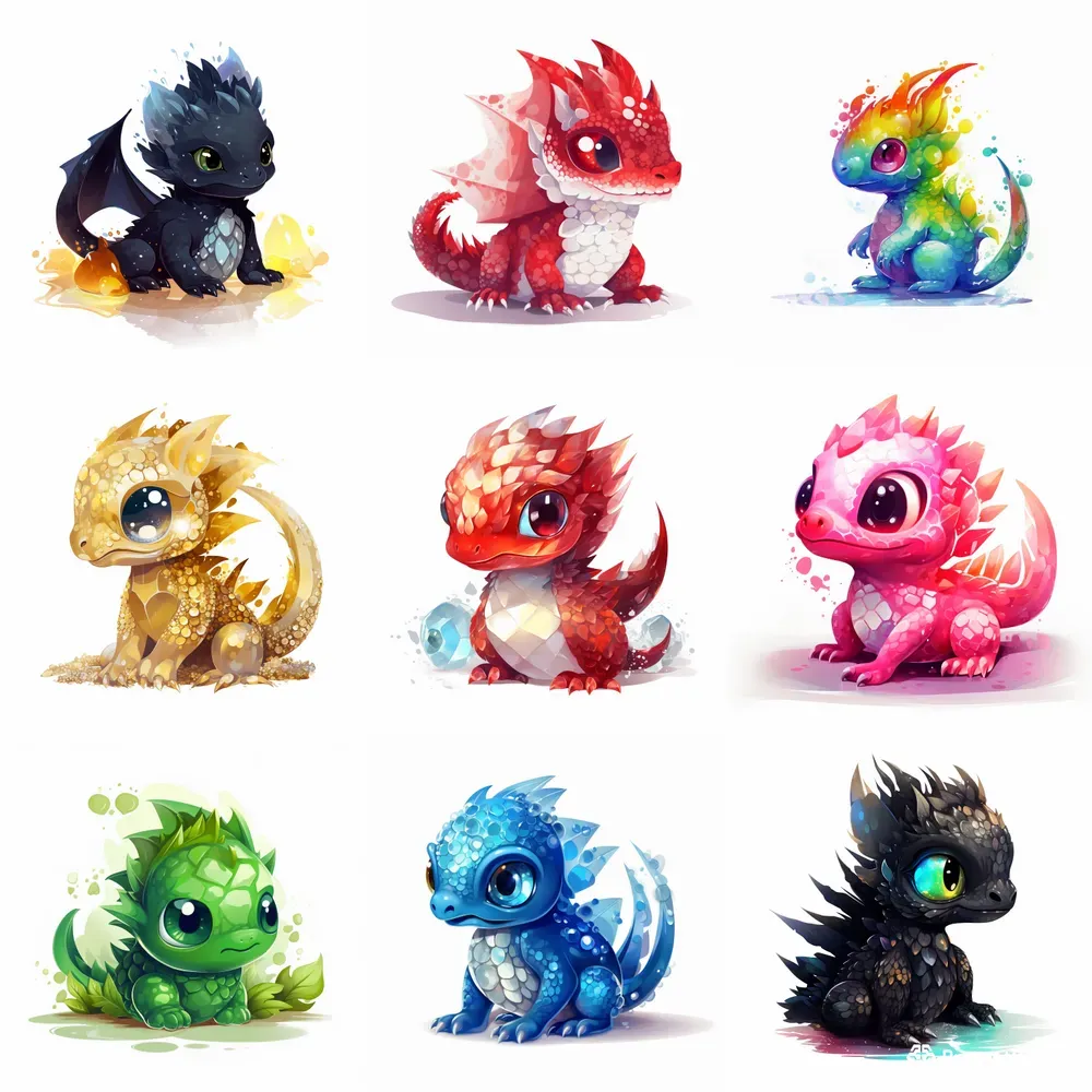 Enchanting Miniature Dragons Midjourney Prompt | PromptBase