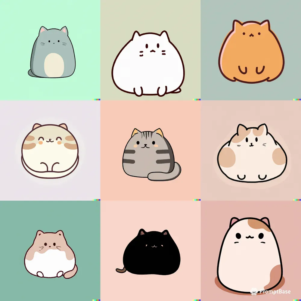 Chonky Cats DALL·E Prompt | PromptBase