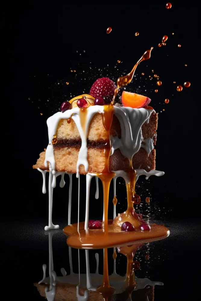 Dramatic Food Photography Midjourney Prompt | PromptBase