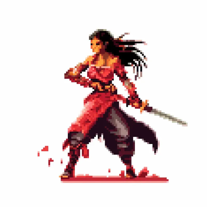 Retro Pixelated Video Game Characters Midjourney Prompt | PromptBase