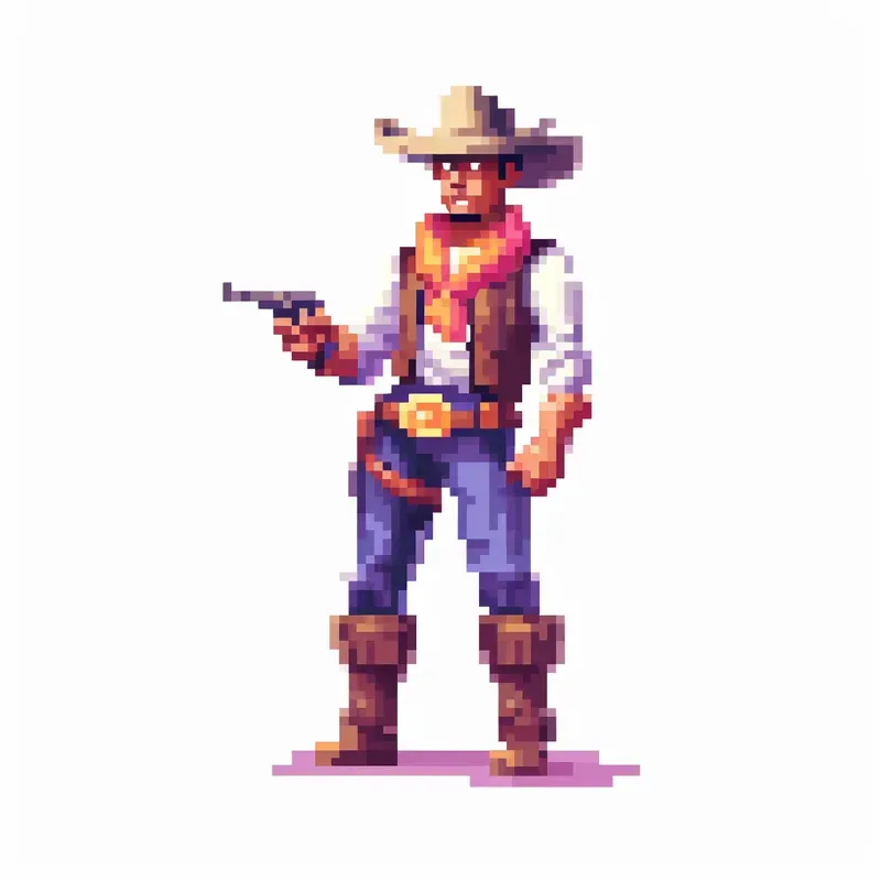 Retro Pixelated Video Game Characters Midjourney Prompt | PromptBase