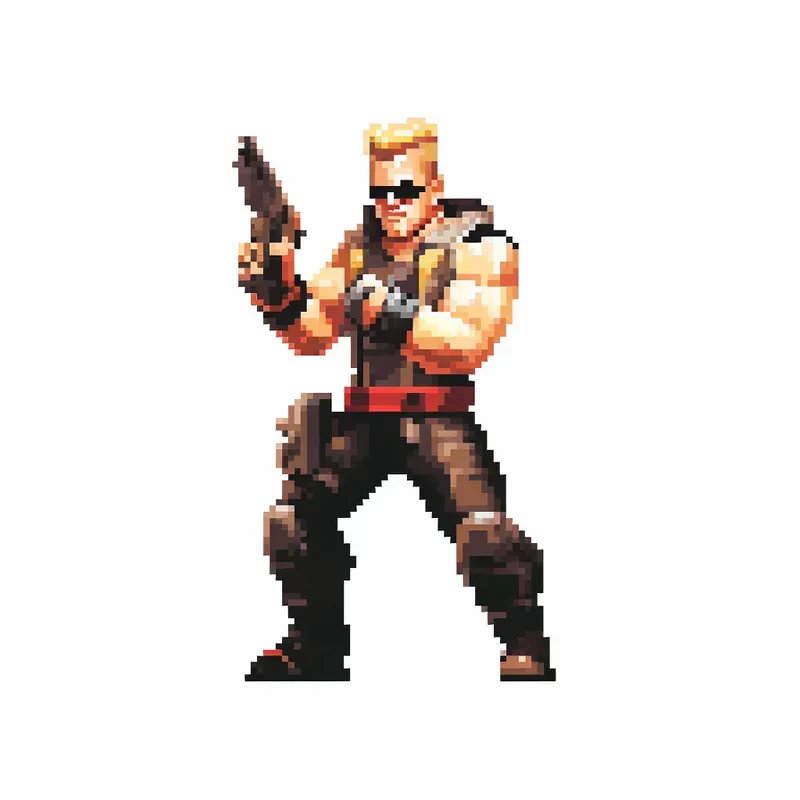 Retro Pixelated Video Game Characters Midjourney Prompt | PromptBase