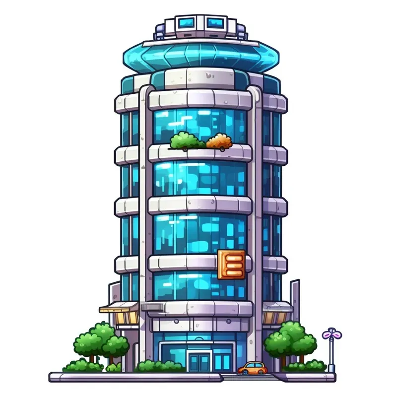 Pixelated 8bit Buildings Midjourney Prompt | PromptBase