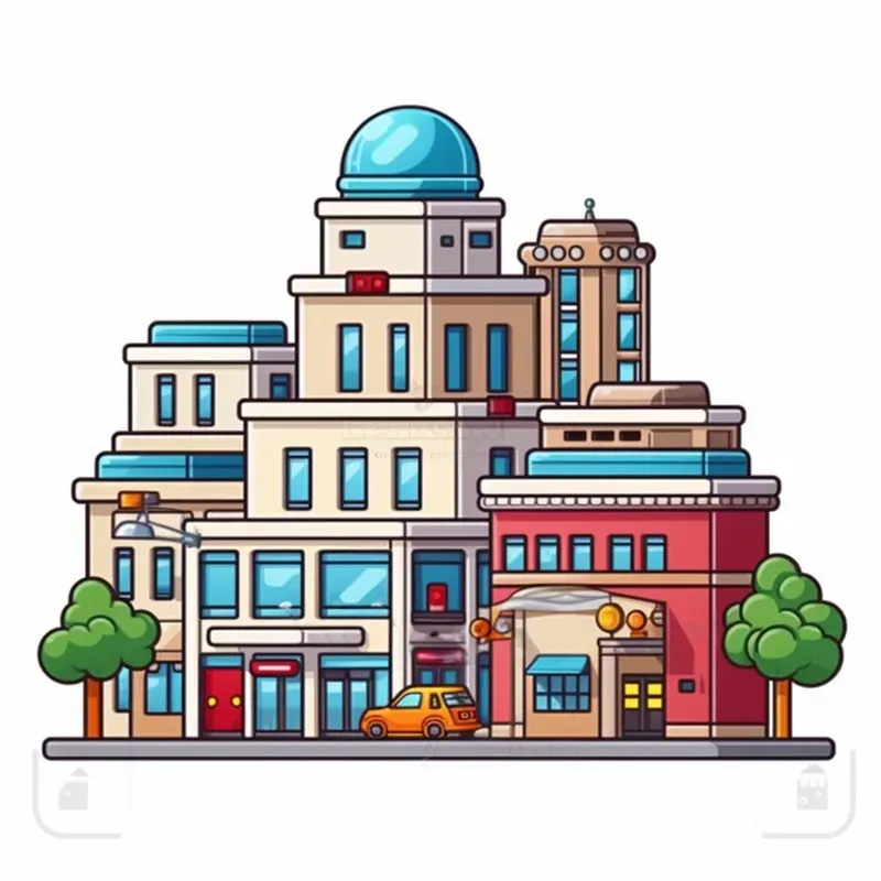 Pixelated 8bit Buildings Midjourney Prompt | PromptBase