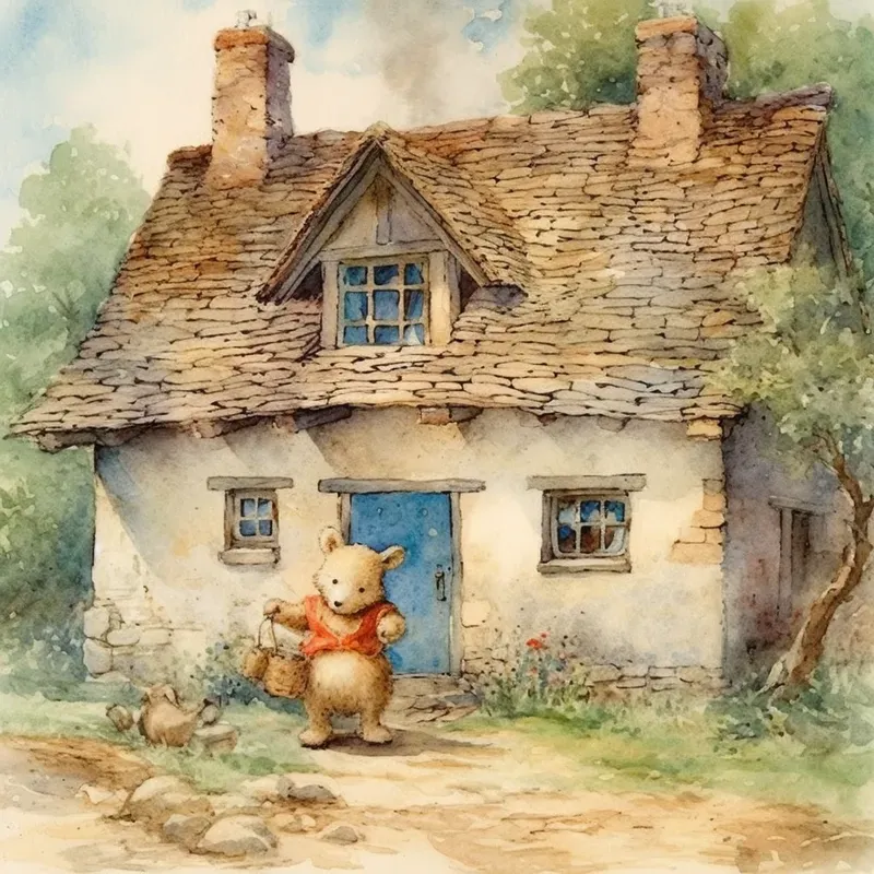 Beatrix Potter Watercolor Book Artworks Midjourney Prompt | PromptBase