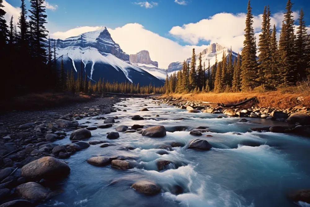 35mm Film Landscape Photographs Midjourney Prompt | PromptBase