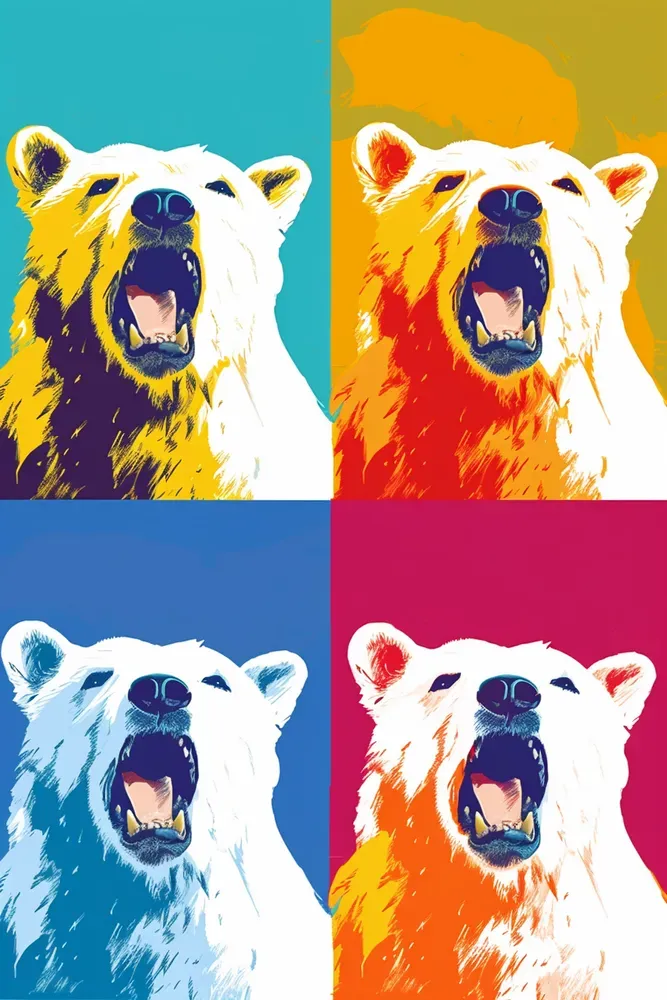 High Contrast Neon Pop Art Midjourney Prompt | PromptBase