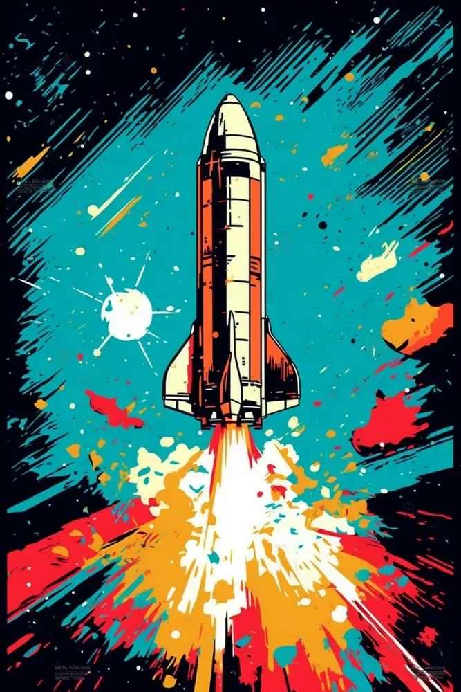 High Contrast Neon Pop Art Midjourney Prompt | PromptBase