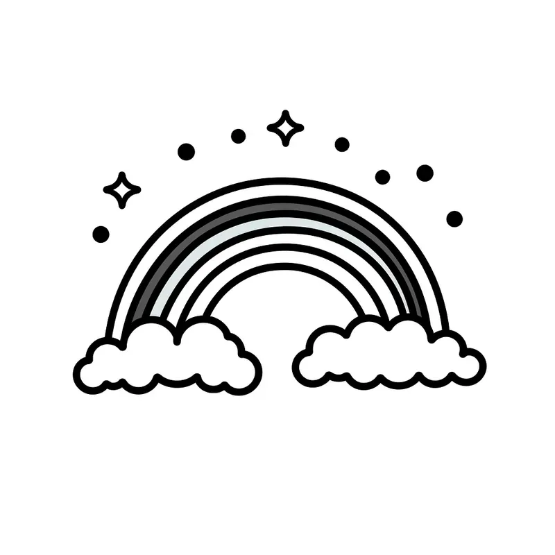 Simple Black Line Art Icons Midjourney Prompt | PromptBase