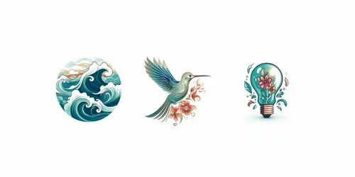 Simple Modern Vector Logo Icons Midjourney Prompt Promptbase