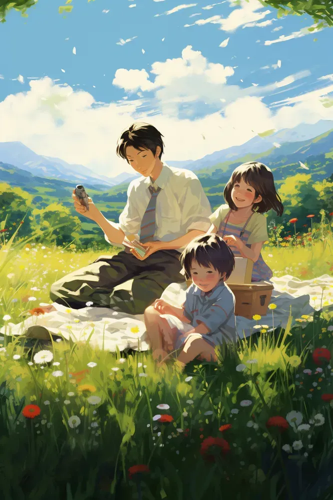 Luminous Anime Scenes Slices Of Life Midjourney Prompt | PromptBase