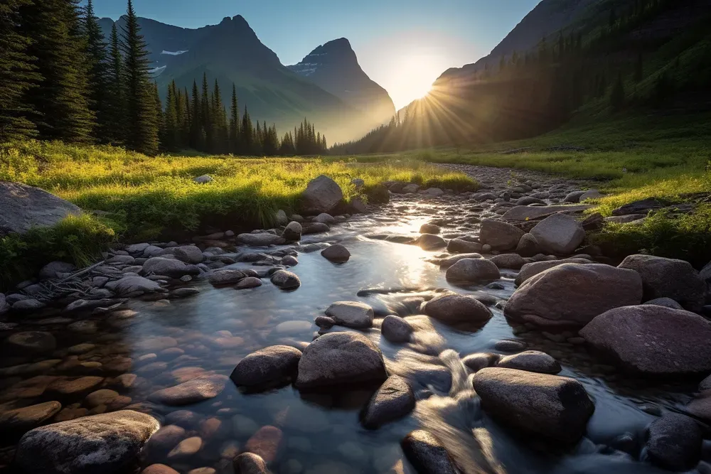 Contemporary Landscape Photography Midjourney Prompt | PromptBase