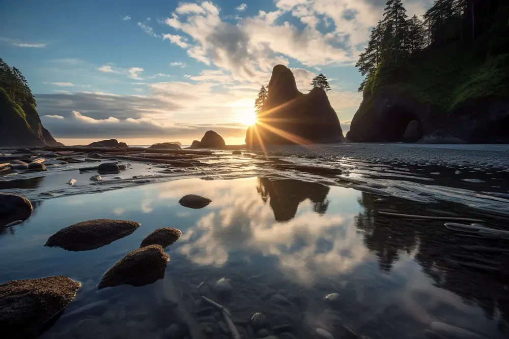 Contemporary Landscape Photography Midjourney Prompt | PromptBase