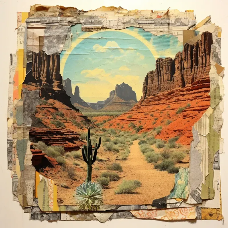 Vintage Paper Collages Midjourney Prompt | PromptBase