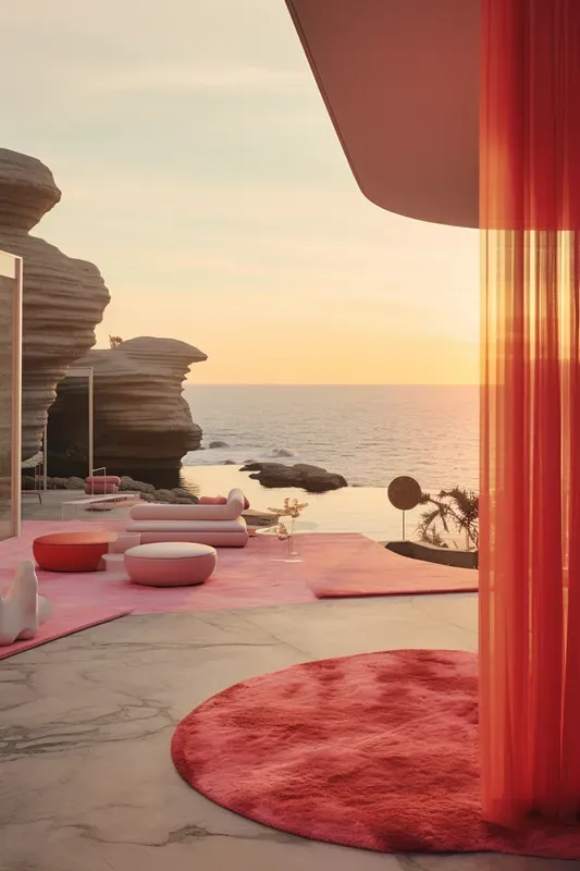 Fluid Interior Design Decor Rooms Photos Midjourney Prompt | PromptBase