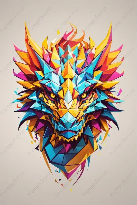 Tessellated Geometry Animals Leonardo Ai Prompt | PromptBase