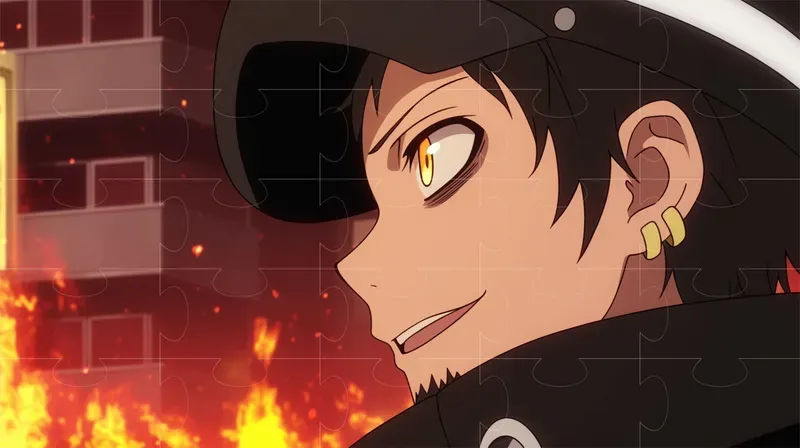 Fire Force Style Anime Frames Midjourney Prompt | PromptBase