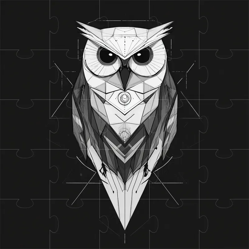 Geometric Minimal Pencil Sketches Midjourney Prompt | PromptBase