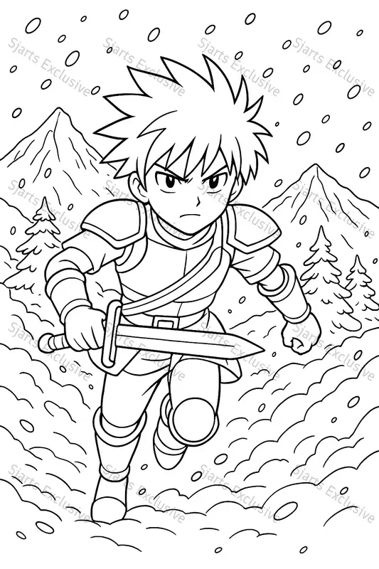 Kids Friendly Anime Activity Sheets ChatGPT Image Prompt | PromptBase