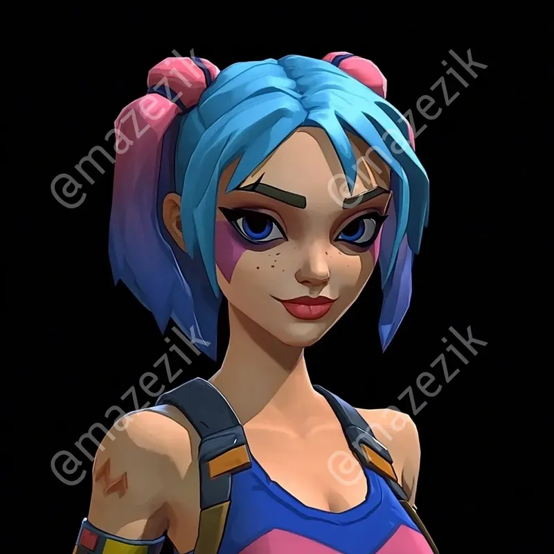 Pseudo 3D Characters Arcane Style Midjourney Prompt | PromptBase