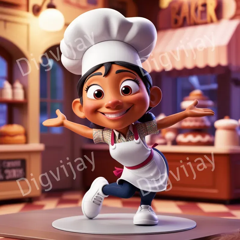 Disney Pixar Inspired Animated Models Leonardo Ai Prompt | PromptBase