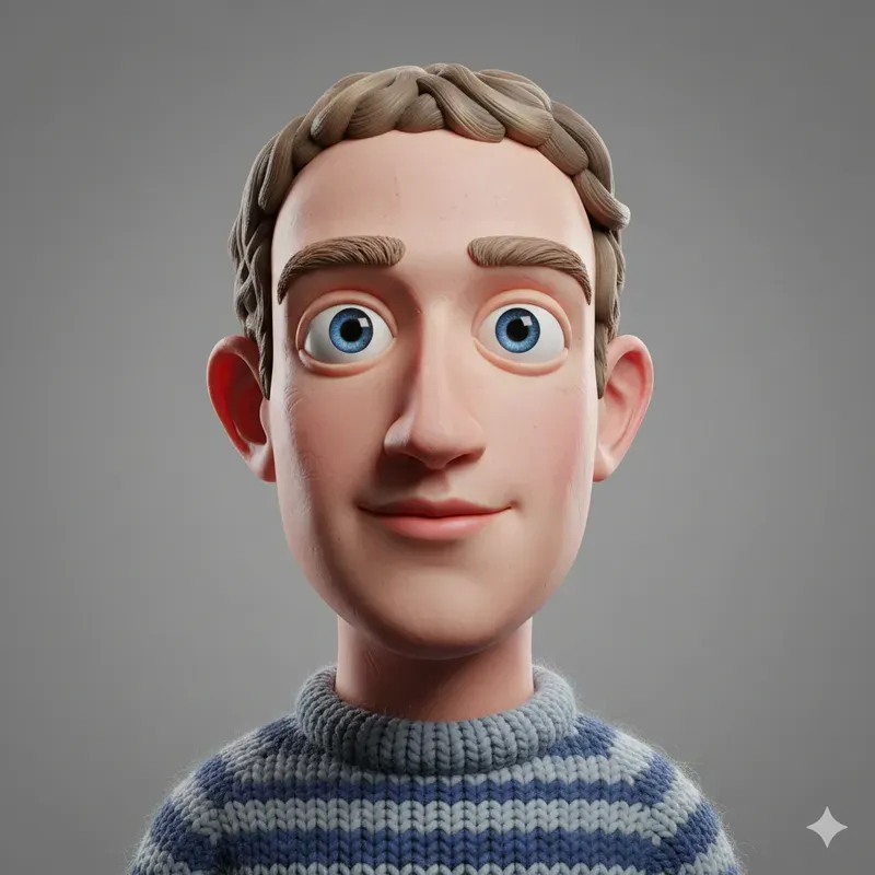 Claymation 3D Character Portraits Gemini Image Prompt | PromptBase